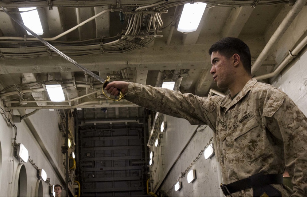 DVIDS - Images - Marines receive sword manual instruction during ...
