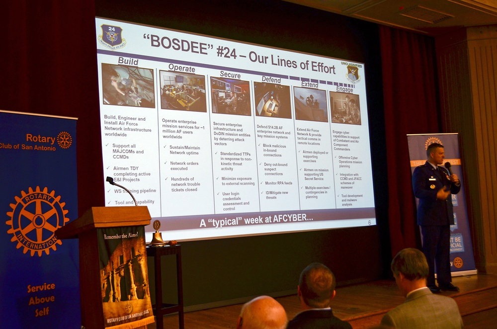 DVIDS - Images - 688th CW commander talks AFCYBER 'BOSDEE'