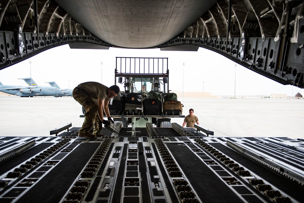 DVIDS - Images - 816th EAS Moves Cargo through undisclosed locations in ...
