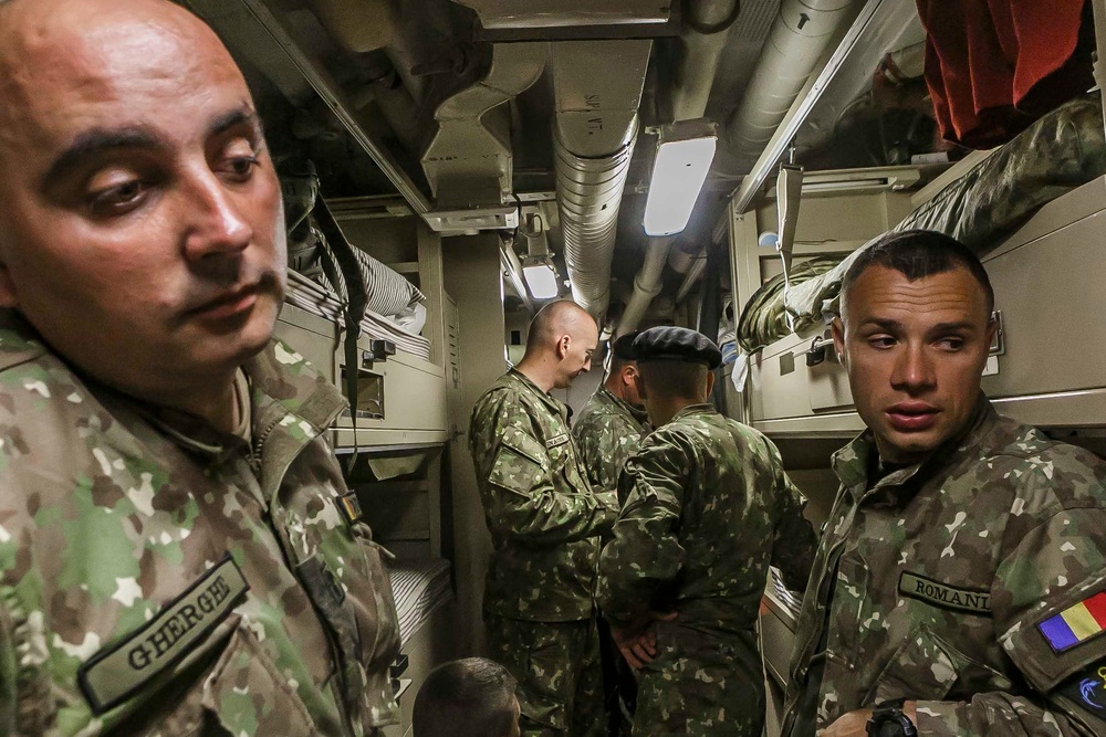 DVIDS - Images - Romanian 307th Naval Infantry Battalion embarks with ...