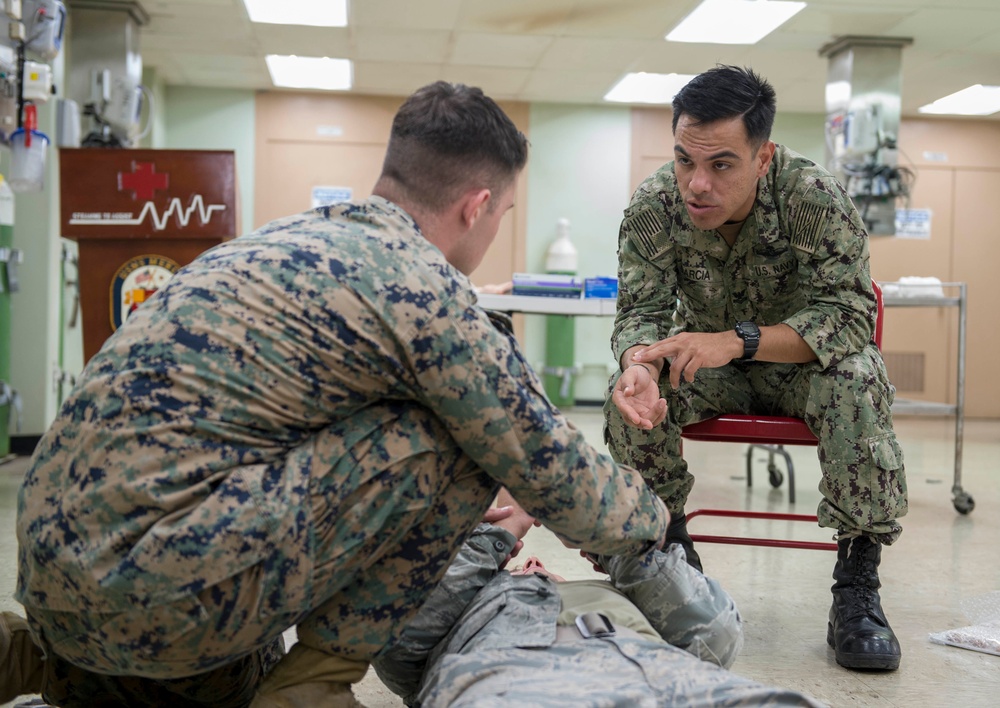 DVIDS - Images - Service members participate in TCCC aboard USNS Mercy ...
