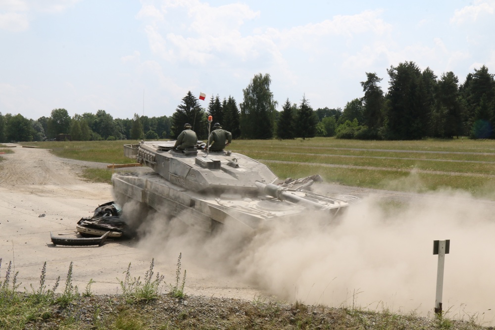 DVIDS - Images - Polish precision driving during Strong Europe Tank ...