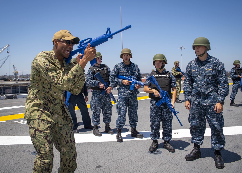 DVIDS - Images - Midshipmen Participate in ATFP Training aboard USS ...