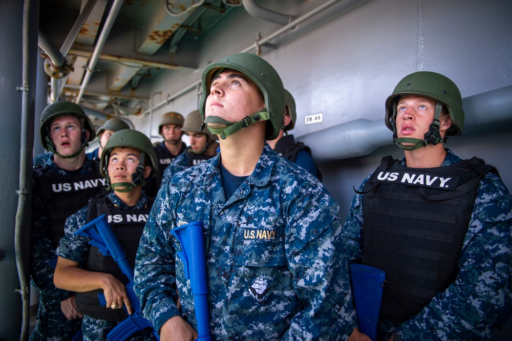 DVIDS - Images - Midshipmen Participate in ATFP Training aboard USS ...