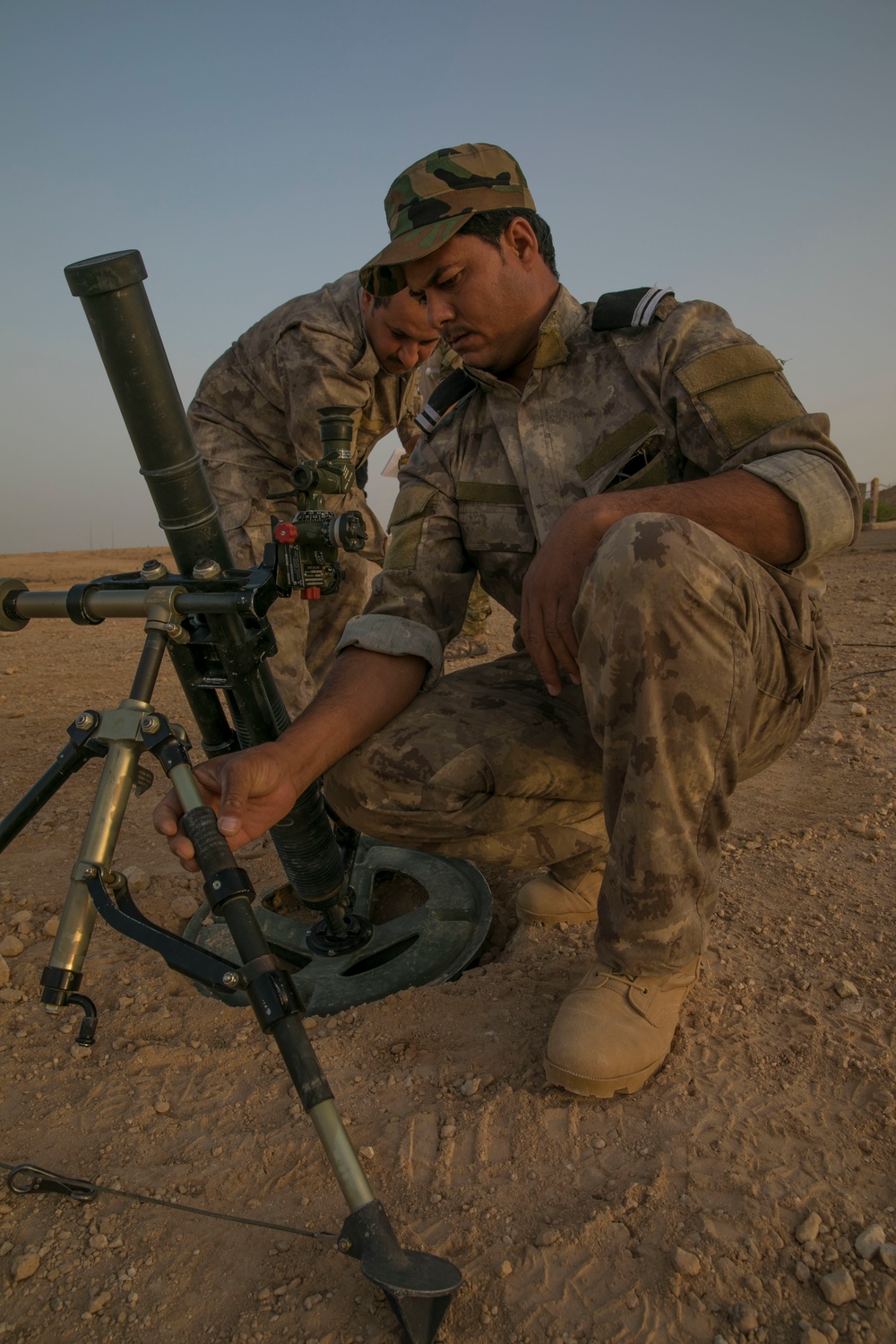 DVIDS - Images - BPC Section Mortar Training [Image 6 of 10]