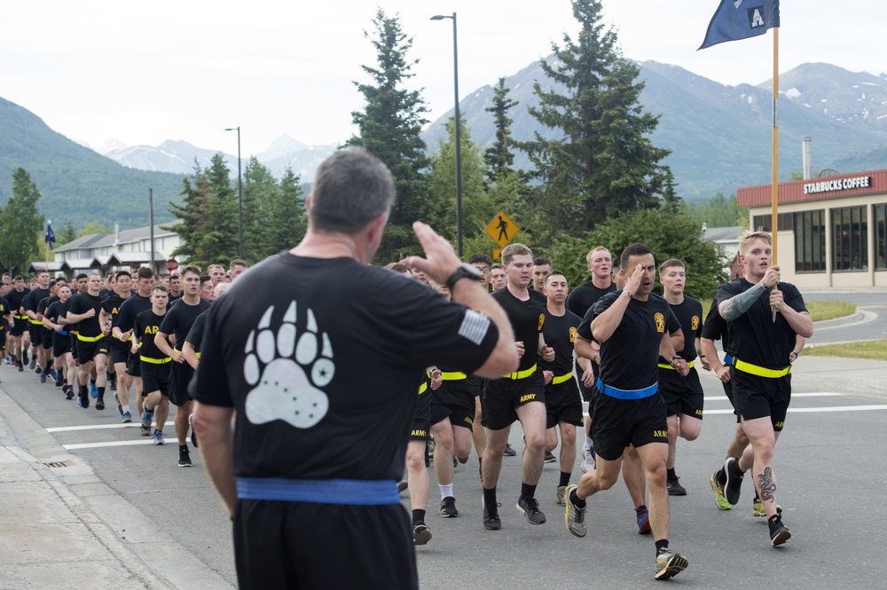 DVIDS - Images - U.S. Army Alaska Soldiers celebrate the Army's 243rd ...