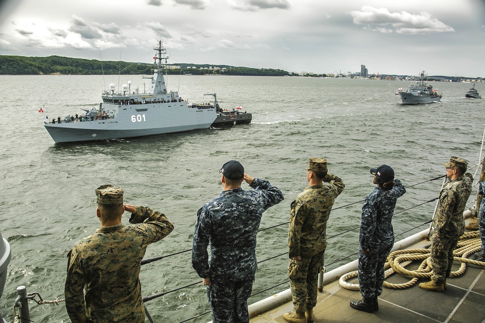 DVIDS - Images - USS Oak Hill joins Polish Navy in centennial ...