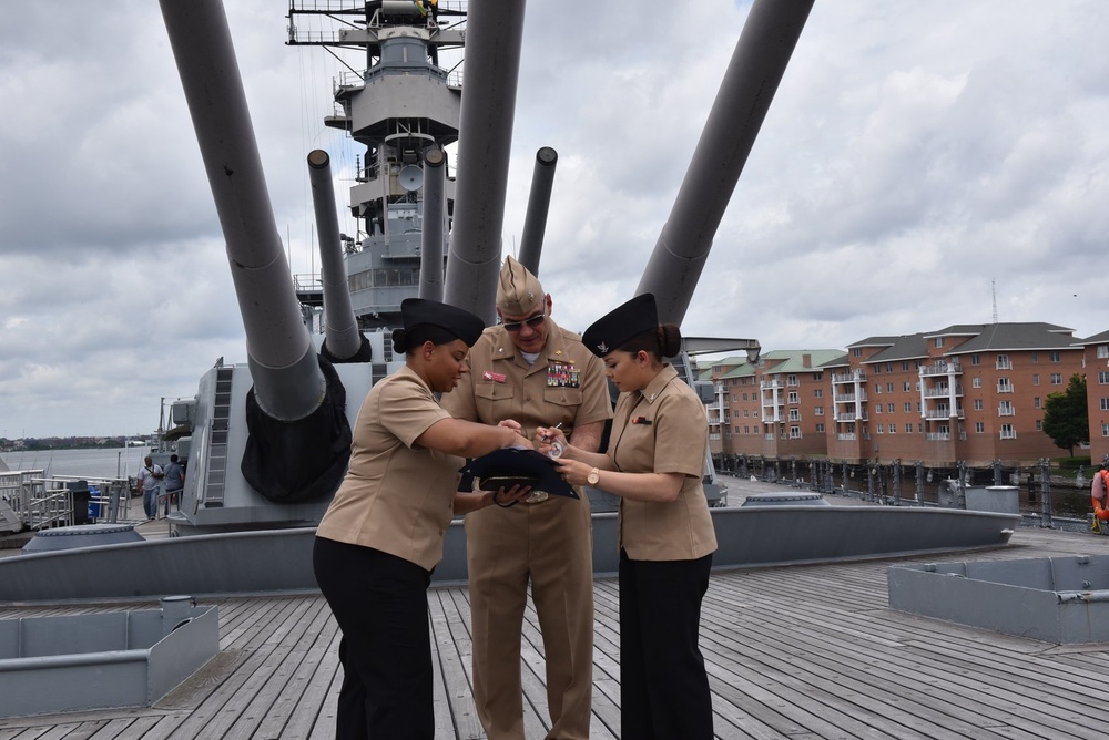 DVIDS - Images - Iconic Re-enlistment aboard the USS Wisconsin [Image 3 ...