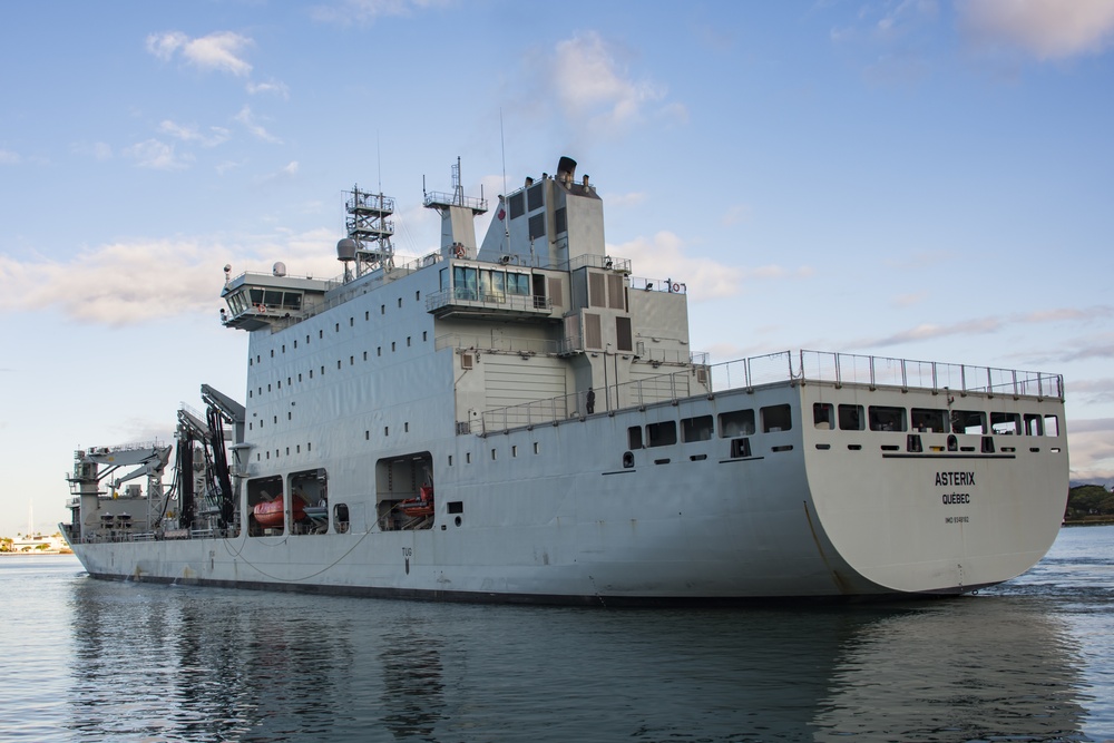 DVIDS - Images - Royal Canadian Navy Motor Vessel Asterix Departs Joint ...