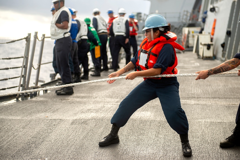 DVIDS - Images - USS Preble conducts replenishment-at-sea with HMAS ...