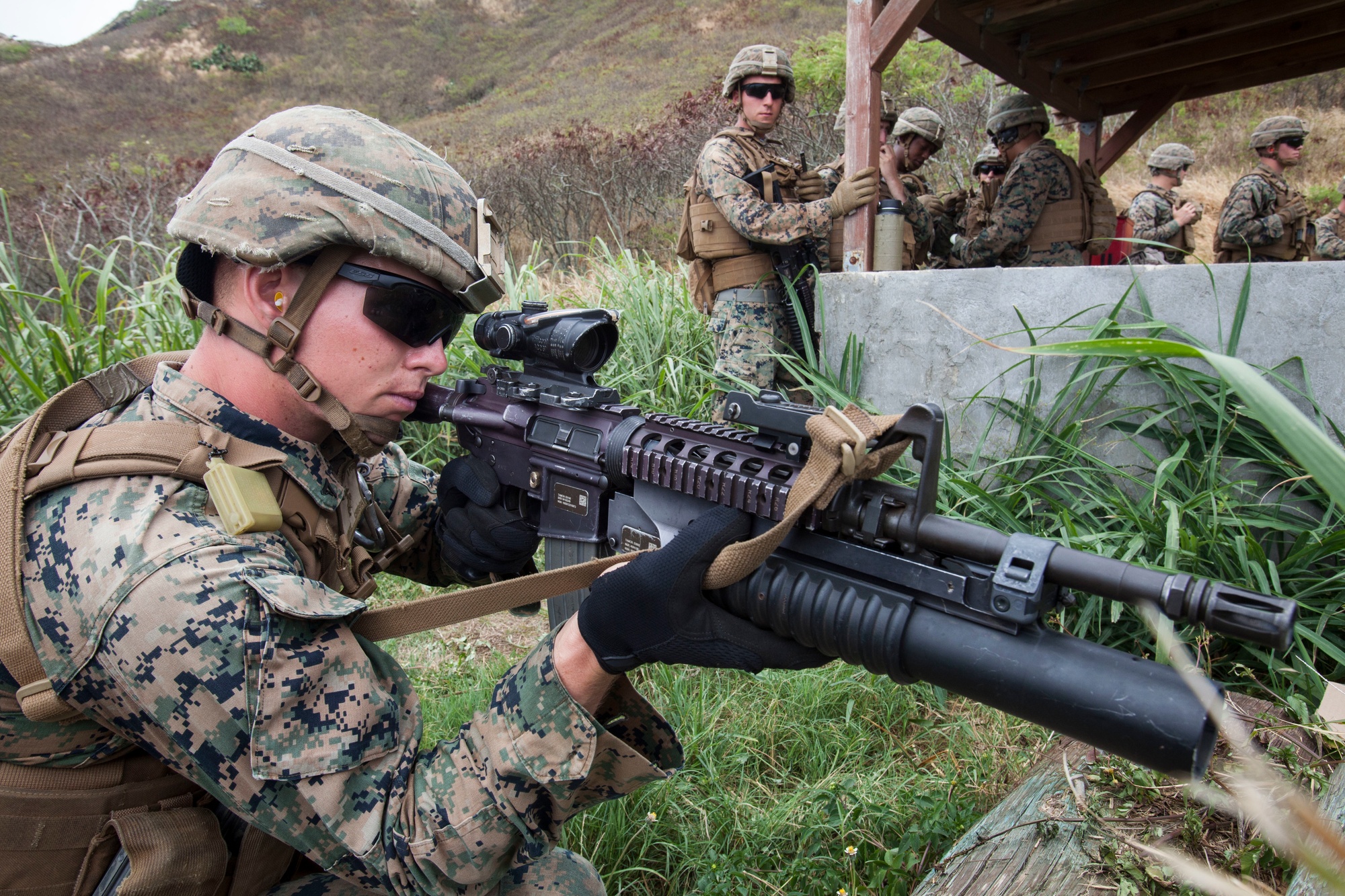 M203 Grenade Launcher Marines