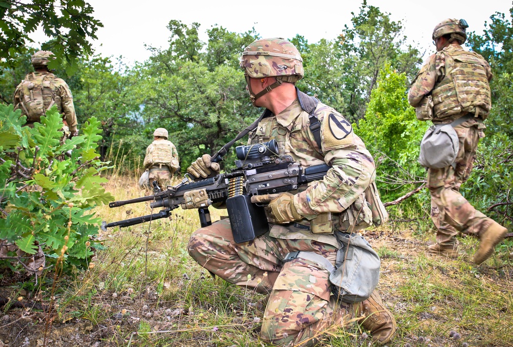 DVIDS - Images - Alpha Company "Lean Apache" 2-5 Cav conduct a section ...