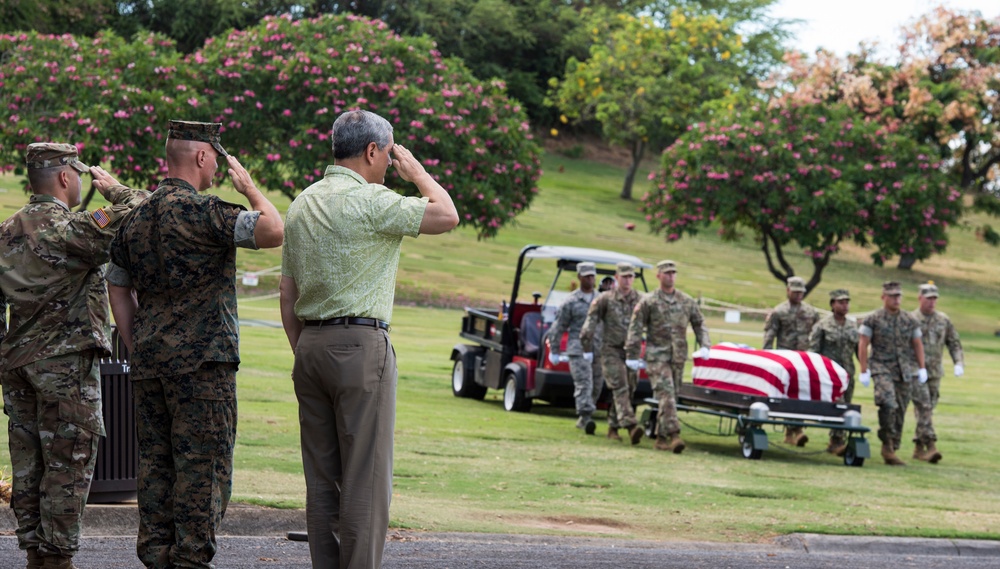 DVIDS - Images - DPAA Conducts Disinterment Ceremony [Image 9 of 13]