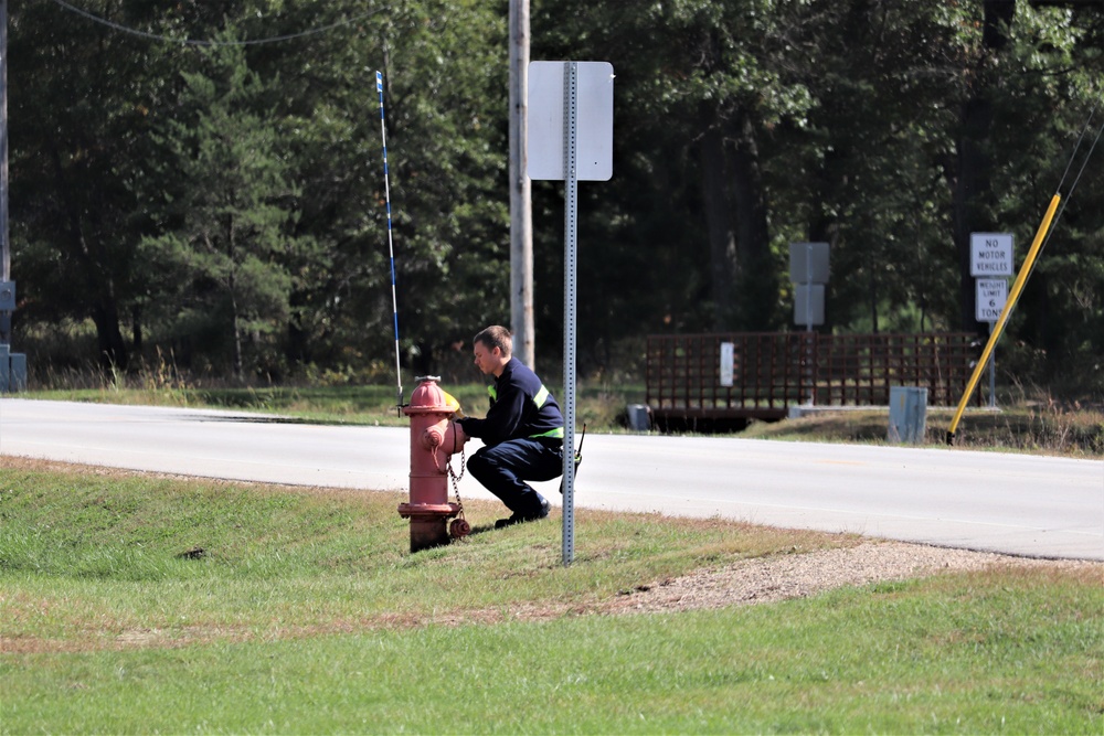 DVIDS - Images - Fort McCoy firefighters flush hydrants around ...