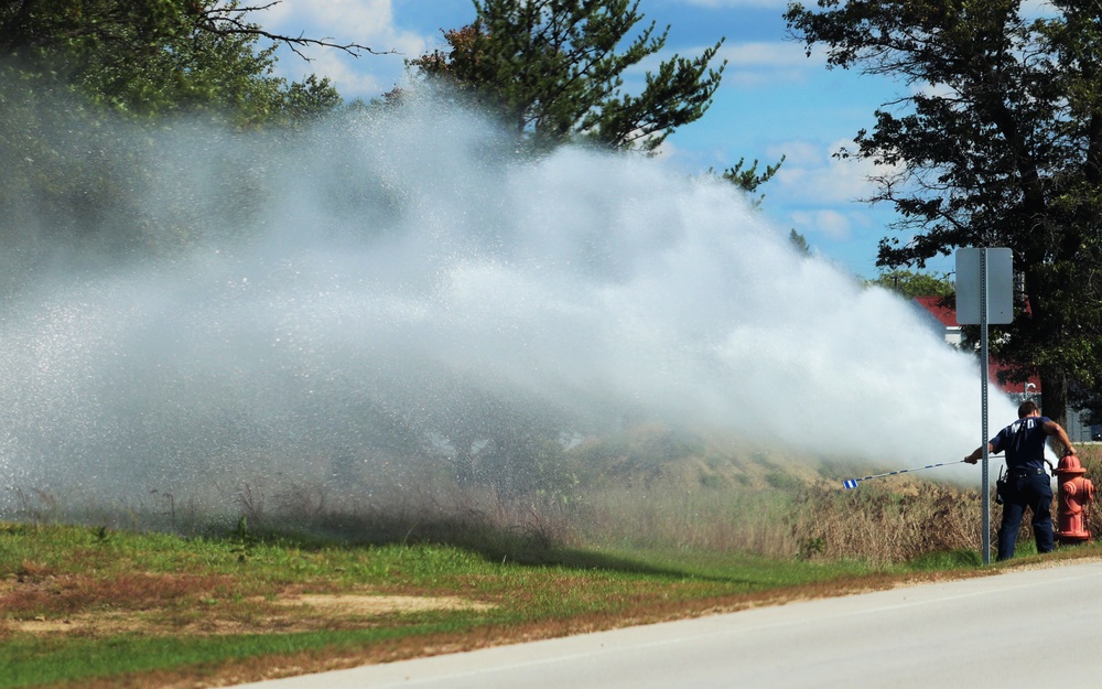 DVIDS - Images - Fort McCoy firefighters flush hydrants around ...