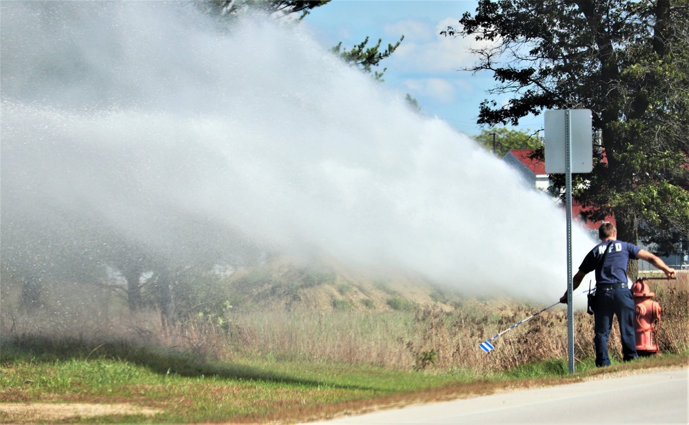 DVIDS - Images - Fort McCoy firefighters flush hydrants around ...