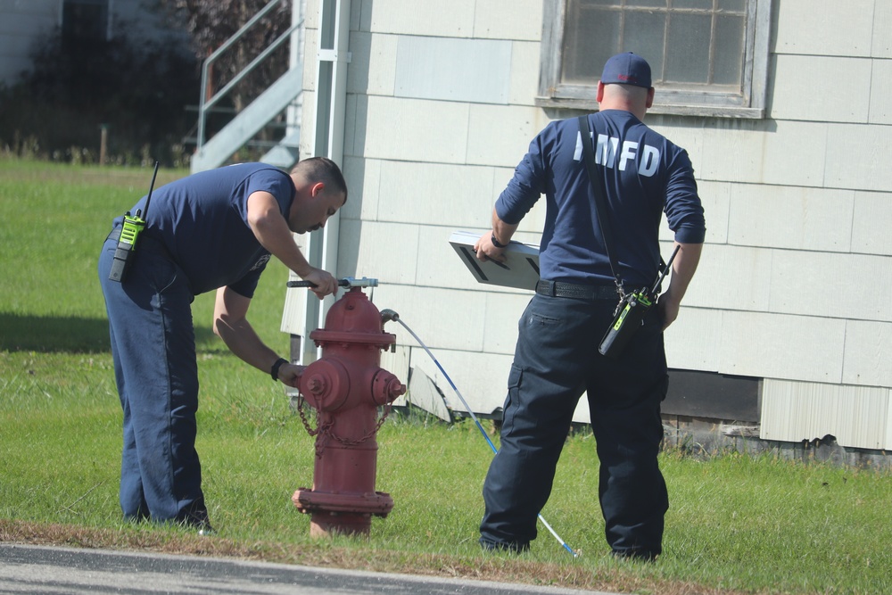 DVIDS - Images - Fort McCoy firefighters flush hydrants around ...