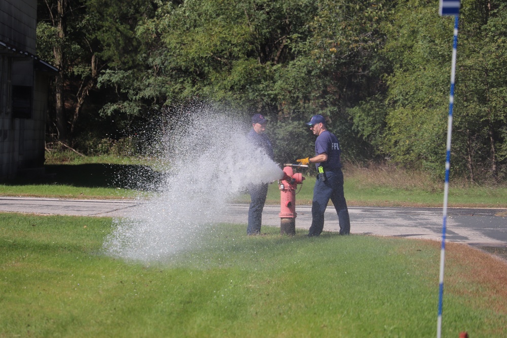 DVIDS - Images - Fort McCoy firefighters flush hydrants around ...
