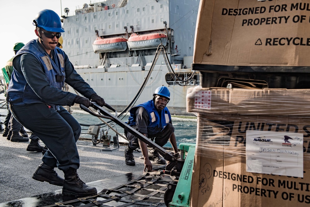 DVIDS - Images - USS Jason Dunham replenishment-at-sea with USNS ...