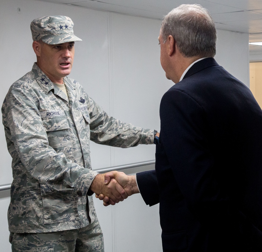 DVIDS - Images - Maj. Gen. Richoux Greets Ambassador Alejandro Daneri ...