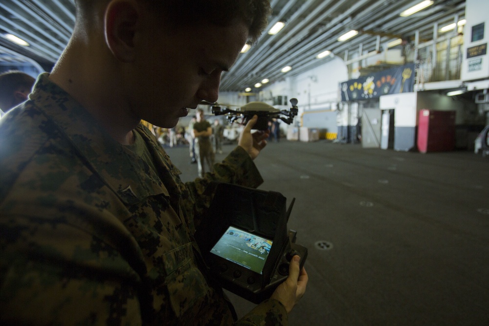DVIDS - Images - BLT Marines test the Instant Eye during fall patrol ...