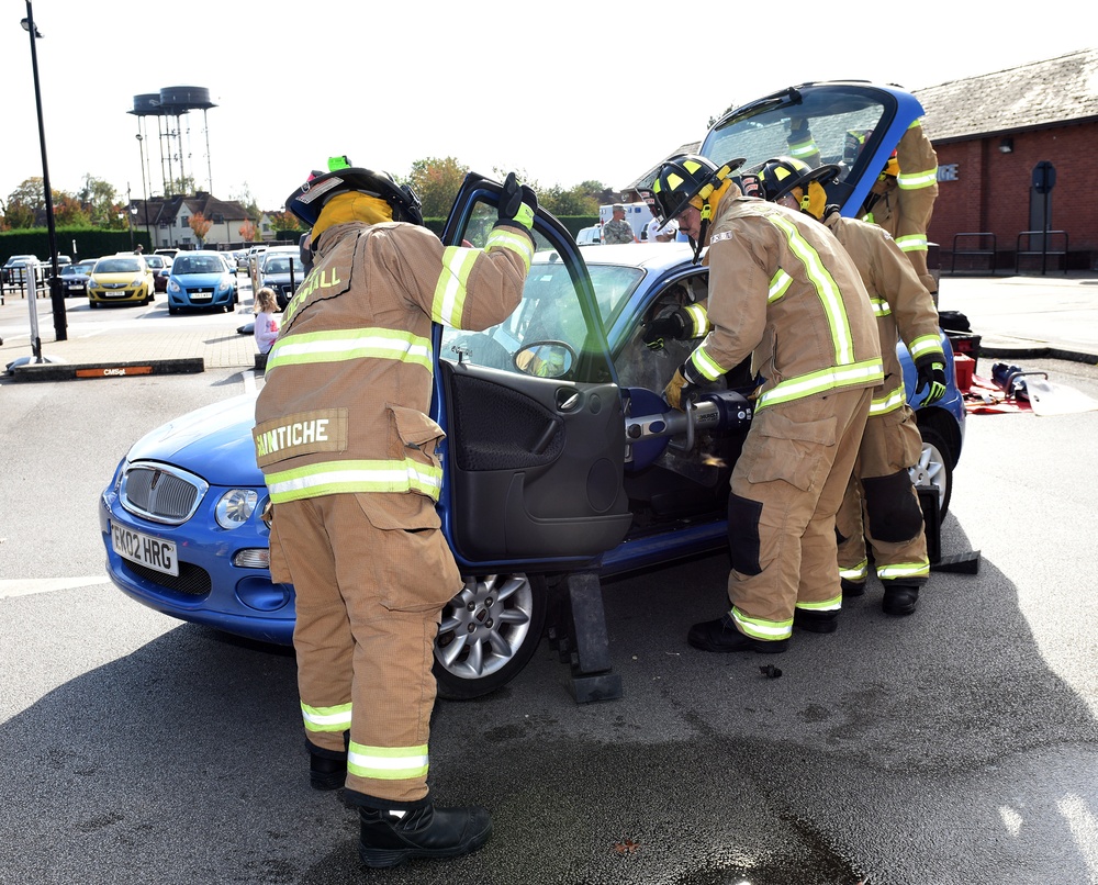 DVIDS - Images - Firefighters perform auto extrication demonstration ...