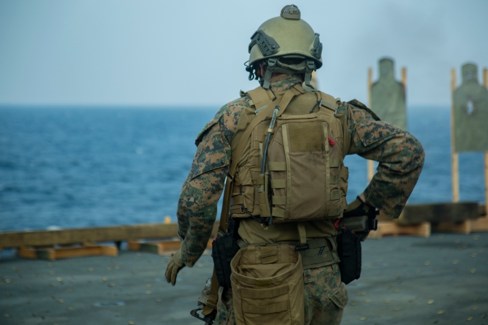 DVIDS - Images - ARP Marines refine small-arms capabilities aboard Wasp ...