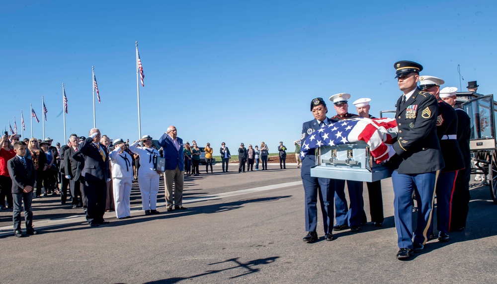 DVIDS - Images - Memorial Ceremony for Raymond Chavez, Oldest Pearl ...