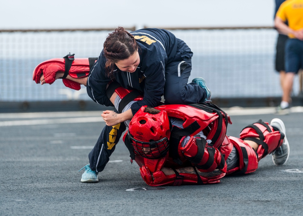 DVIDS - Images - Sailors aboard USS Ashland (LSD 48) participate in ...