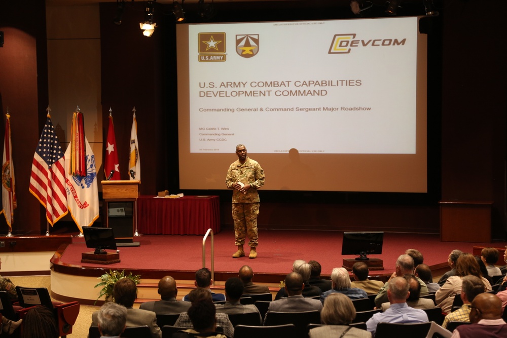 DVIDS - News - CCDC CG roadshow stops at Aviation, Missile Center