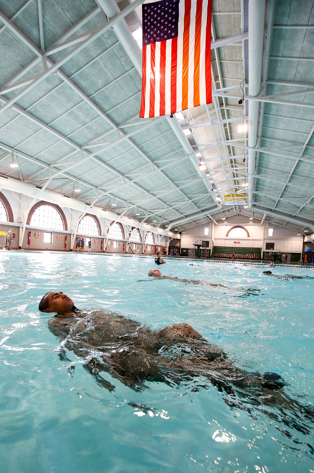 DVIDS - Images - Bravo Company dives into swim qualification training ...