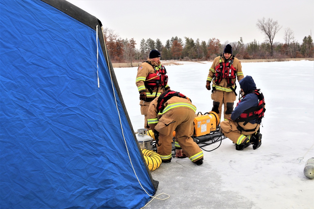 DVIDS - Images - Fort McCoy firefighters learn, practice diving under ...