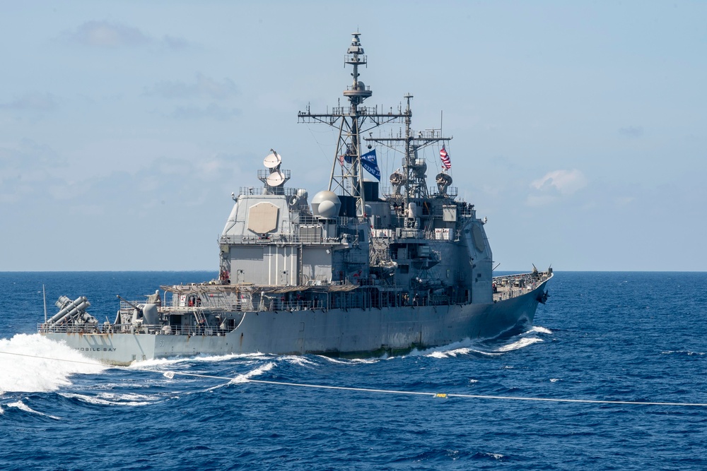 DVIDS - Images - USS Preble cunducts a replenishment-at-sea with the ...