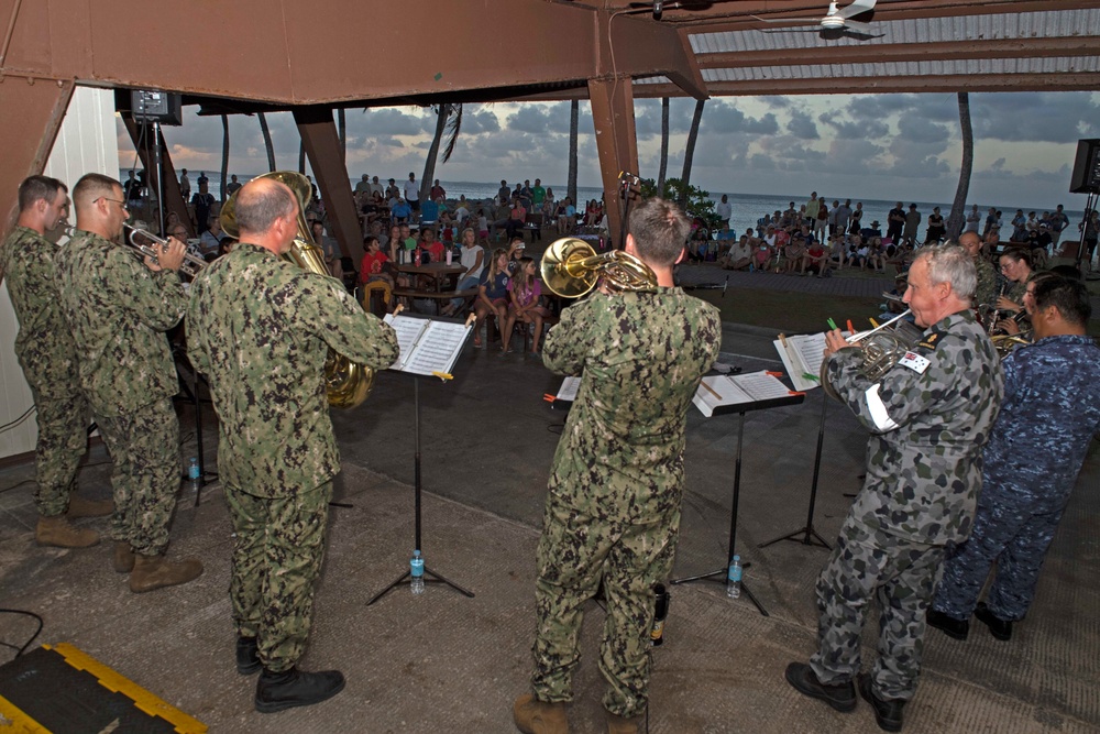 DVIDS - Images - U.S. Pacific Fleet Band Performs at Emon Beach [Image ...