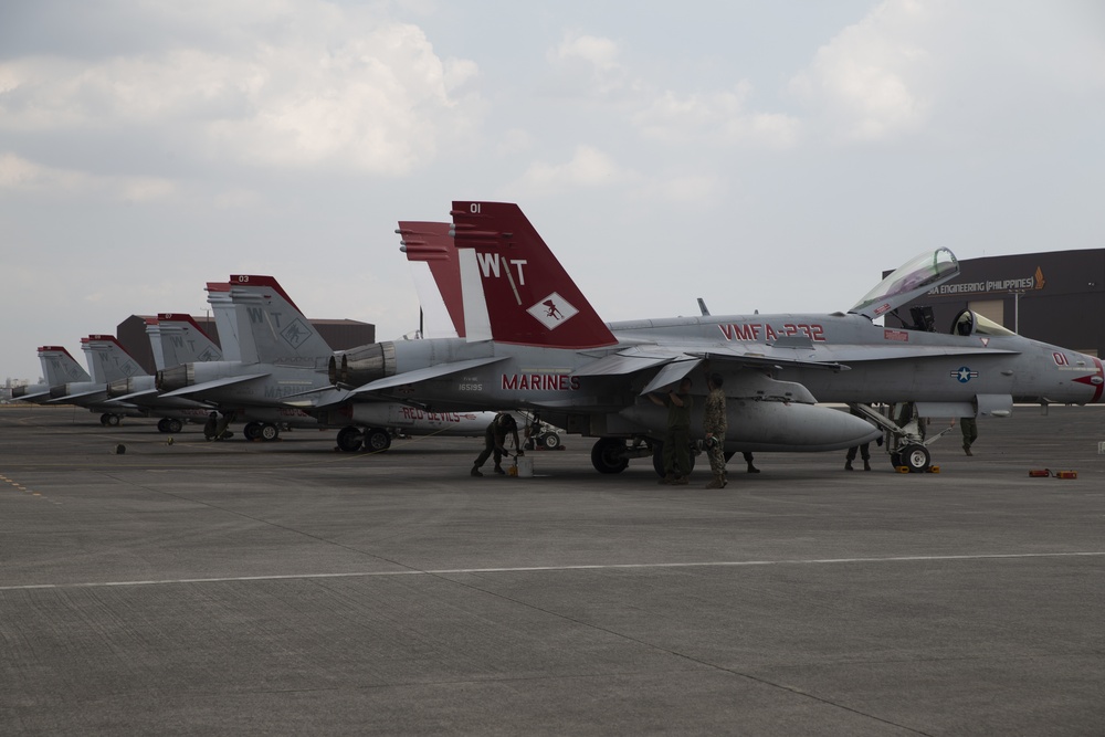 DVIDS - Images - Balikatan 2019: VMFA-232 arrives at Clark Air Field ...