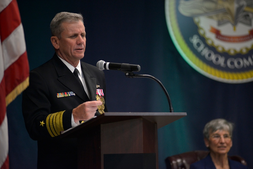 DVIDS - Images - SWOS Bids Farewell to CO, Welcomes New Commander ...