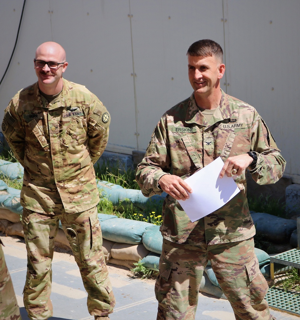 DVIDS - Images - Col. Todd Erskine Presents Certificates of Achievement ...