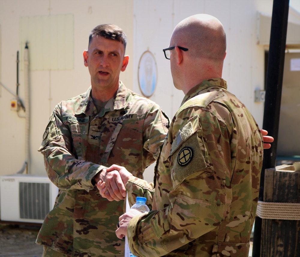 DVIDS - Images - Col. Todd Erskine Presents Certificates of Achievement ...