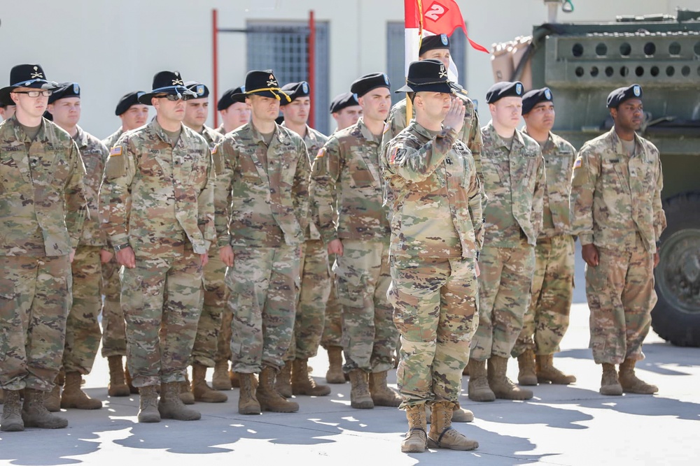 DVIDS - Images - Delta Troop, Regimental Engineer Squadron change of ...