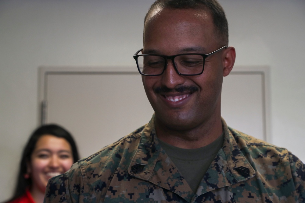 DVIDS - Images - Staff Sgt. Jonathan McClure recieves American Red ...