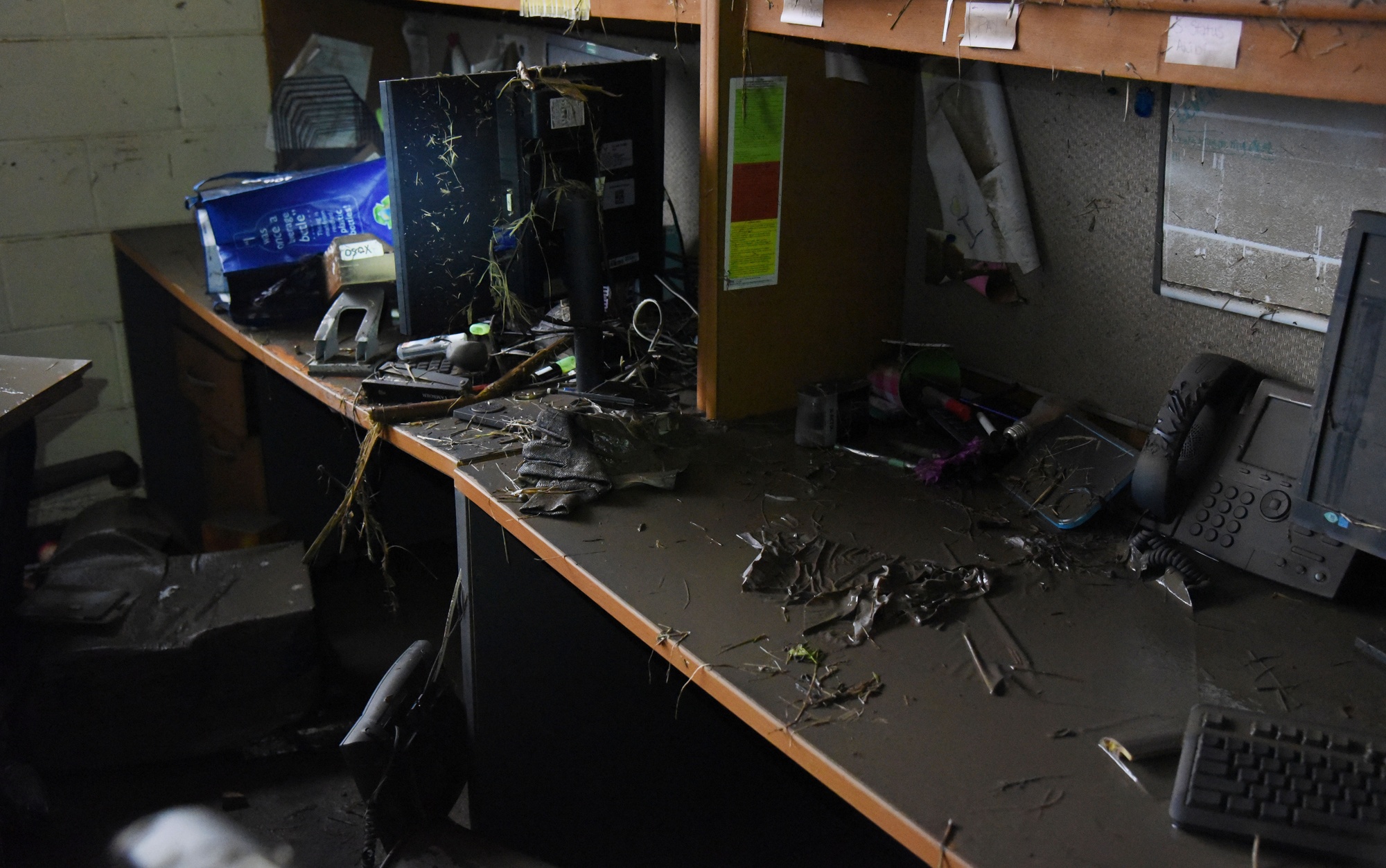 Damaged Computer Lab
