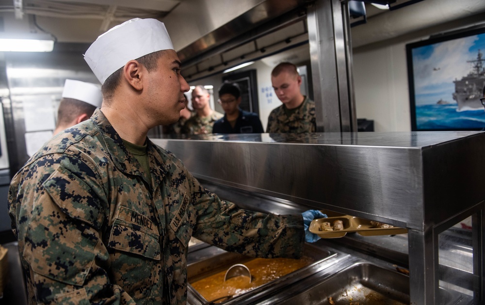 DVIDS - Images - Sailor Cook aboard USS Harpers Ferry [Image 4 of 4]