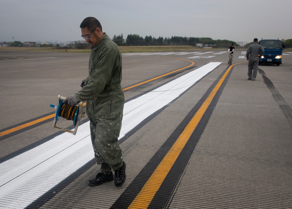 DVIDS - Images - 374th CES Airmen revitalize Yokota's runway [Image 9 ...