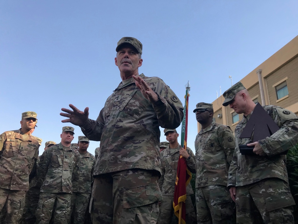 DVIDS - Images - Maj. Gen. Walker and 595th Transportation Brigade [Image 1 of 6]
