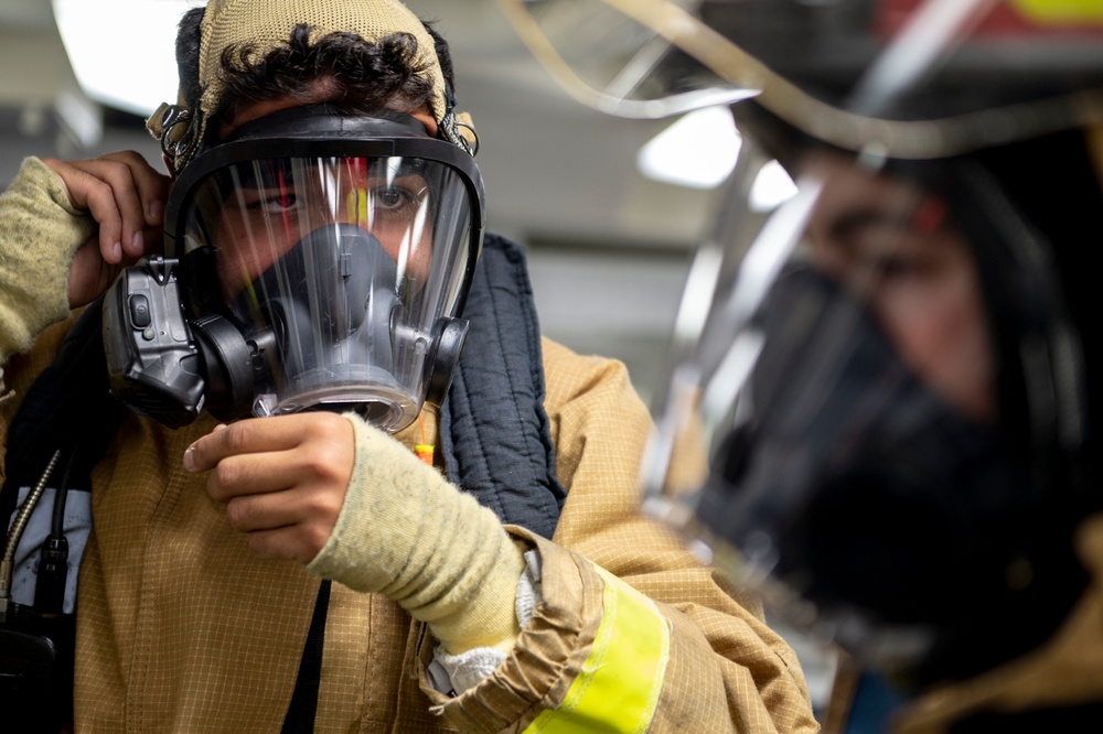 DVIDS - Images - USS Preble Conducts Damage Control Drill [Image 1 of 4]