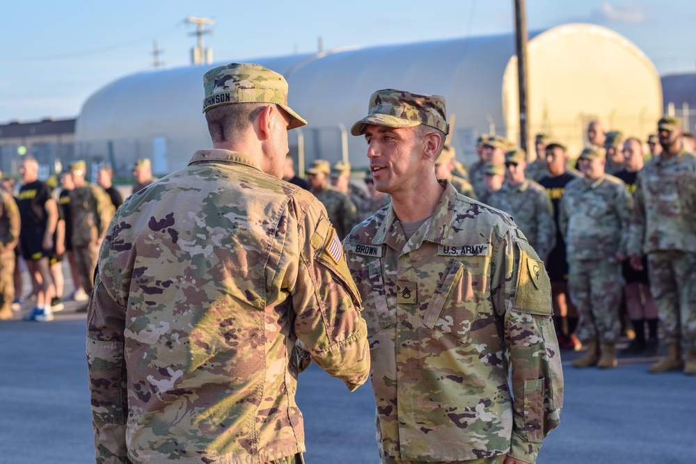 DVIDS - Images - Deploying Guardsmen rise in rank [Image 4 of 6]