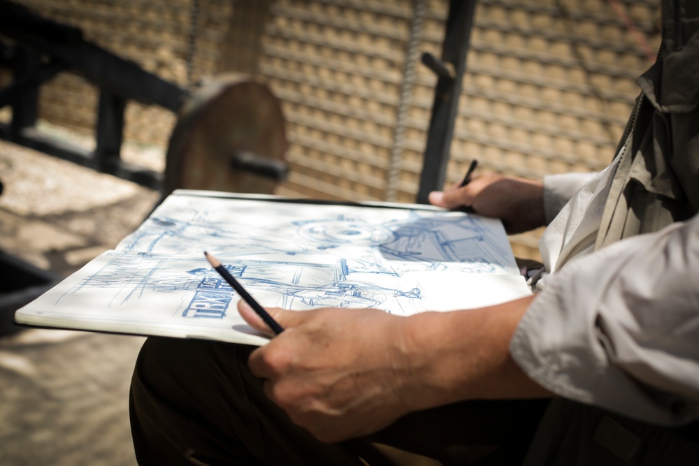 DVIDS - Images - Ready, Set, Draw: Combat Art Program [Image 1 of 5]