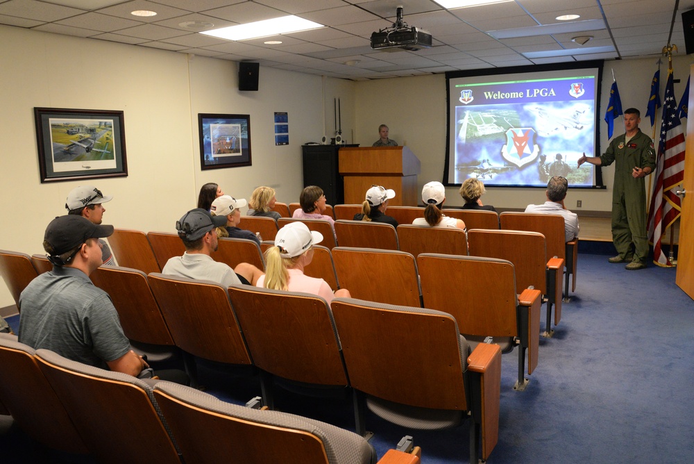 DVIDS - Images - Members of the Ladies Professional Golf Association ...