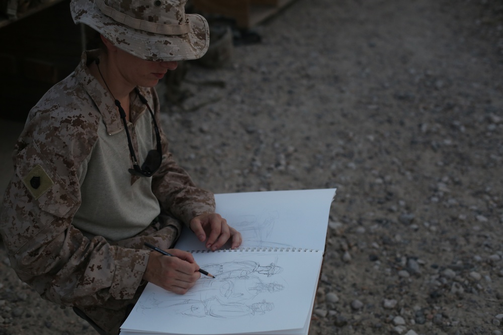 DVIDS - Images - Go to War, Do Art: Combat Artists visit CENTCOM [Image ...