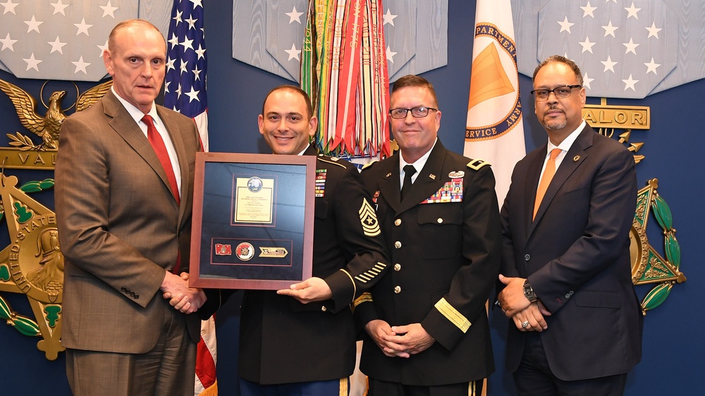 DVIDS - News - La. Guard sergeant major recognized by Army under secretary